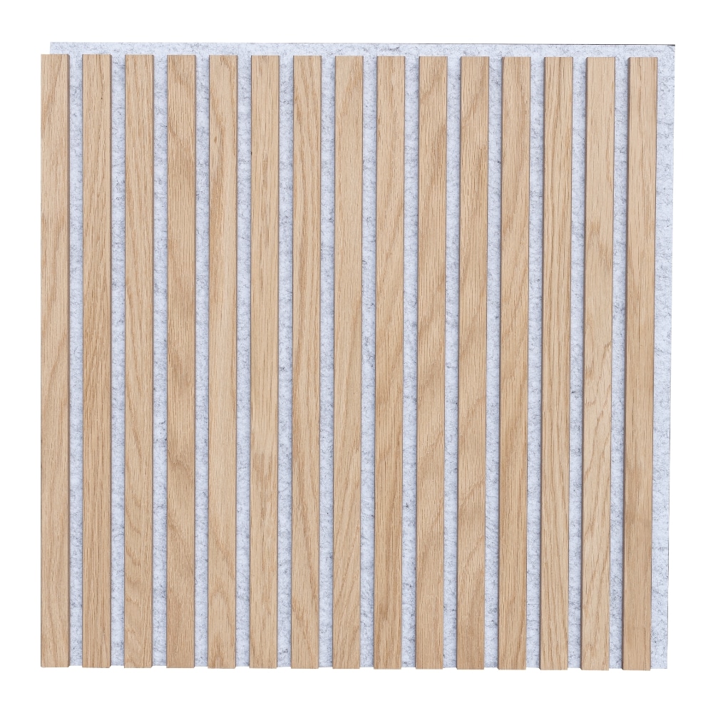 Acoustic Panels Classic oak (brown MDF/gray felt) 60x60cm | Beyond Panel