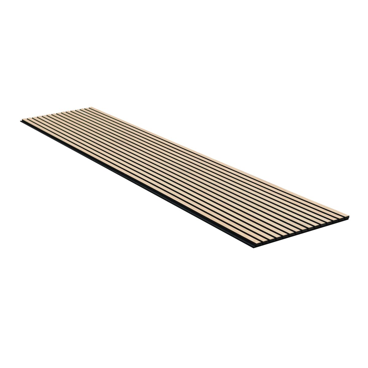 Acoustic Panels Classic oak (black felt/black MDF) 260x60cm | Beyond Panel