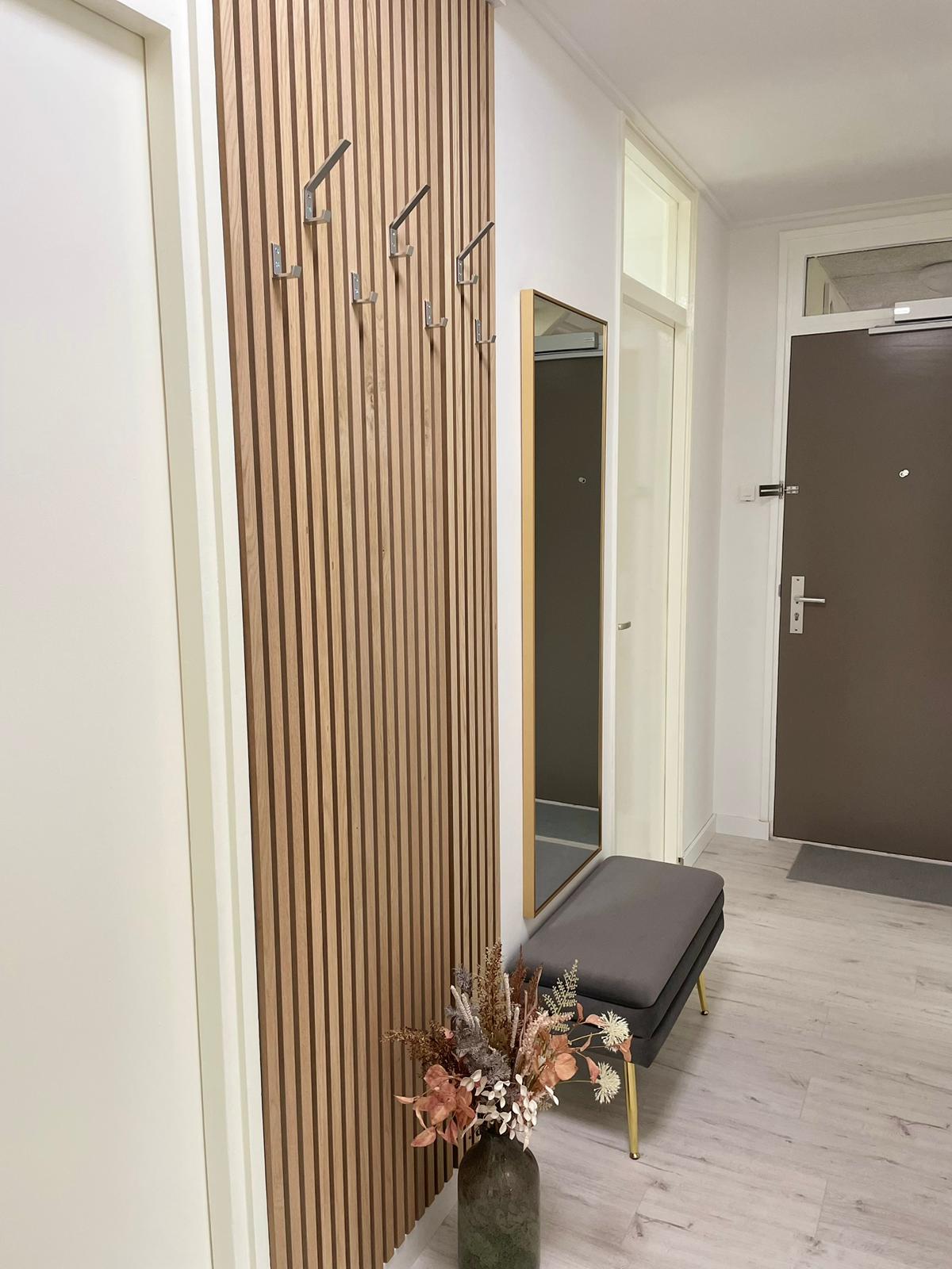 Acoustic Panels Classic oak (gray felt) 260x60cm | Beyond Panel